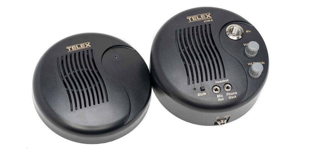 Telex ICW-6 Double Sided 2 Way Audio Intercom Microphone System Kit ICW-6
