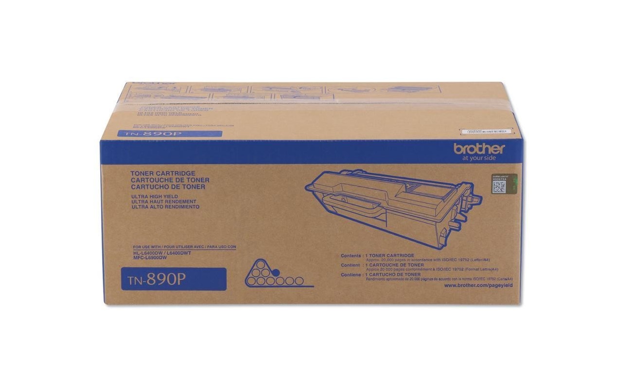 Brother Genuine Toner Cartridge Black TN890P