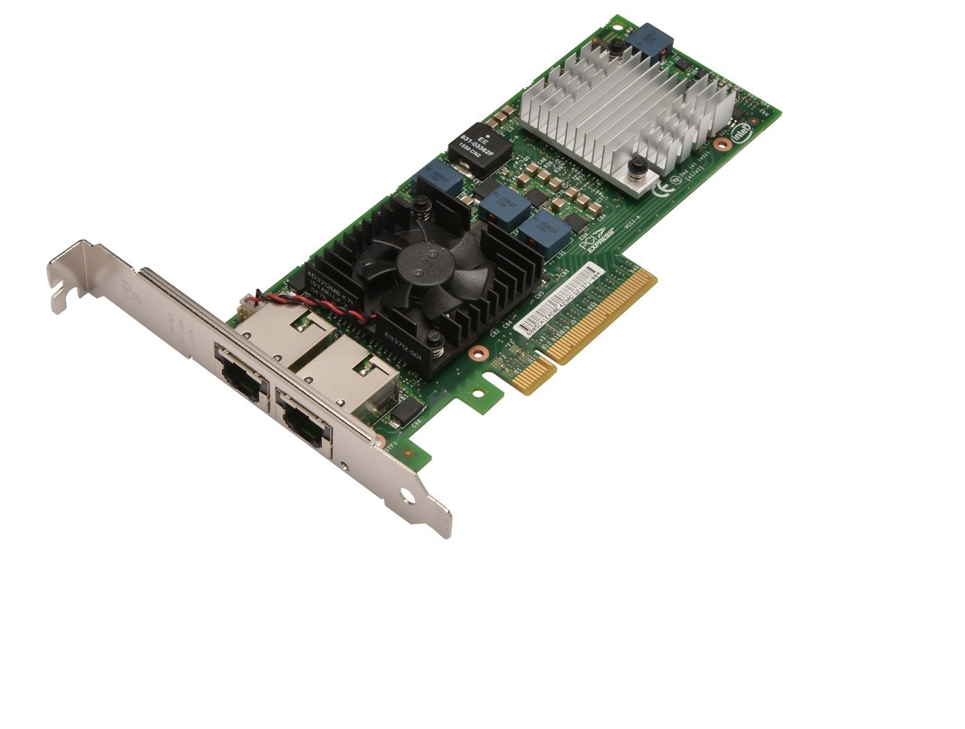 Dell X520-T2 10Gigabit Dual Port Ethernet Card PCI Express x16 Server ...