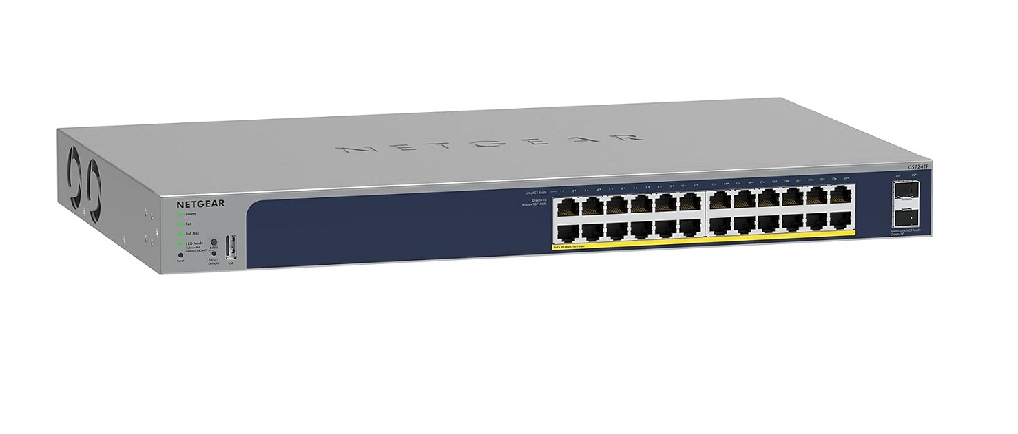 Netgear GS724TP 24-Ports Gigabit Smart Poe Switch GS724TP-300NAS