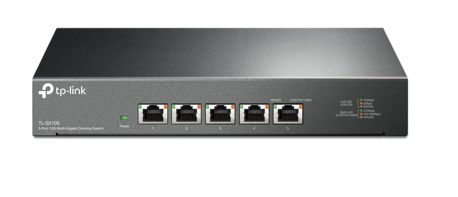 TP-Link 10G 5-Ports Multi-Gigabit Unmanaged Switch TL-SX105