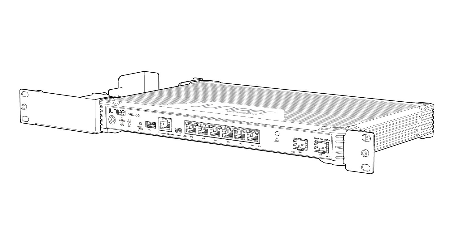 Juniper SRX300 Rack Mount Kit With Adapter Tray SRX300-RMK0